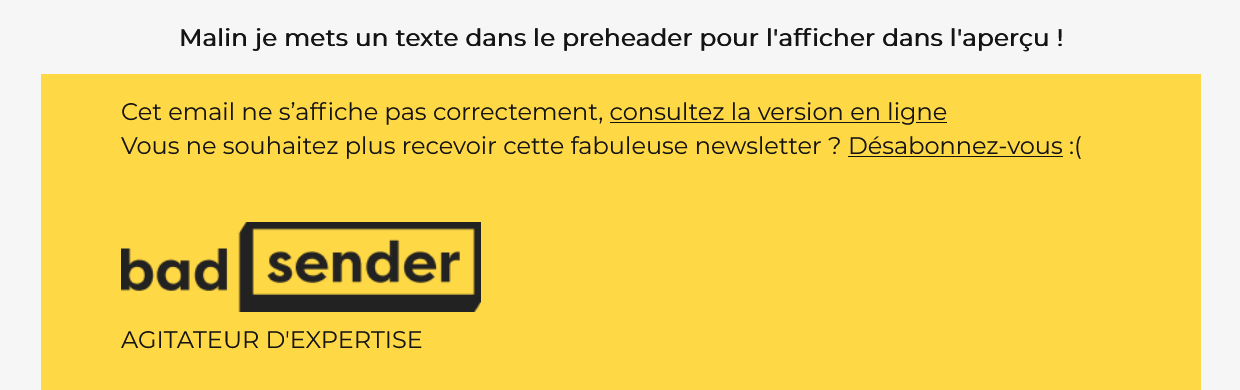 Email Preheader : définition, bénéfices, bonnes pratiques et exemples